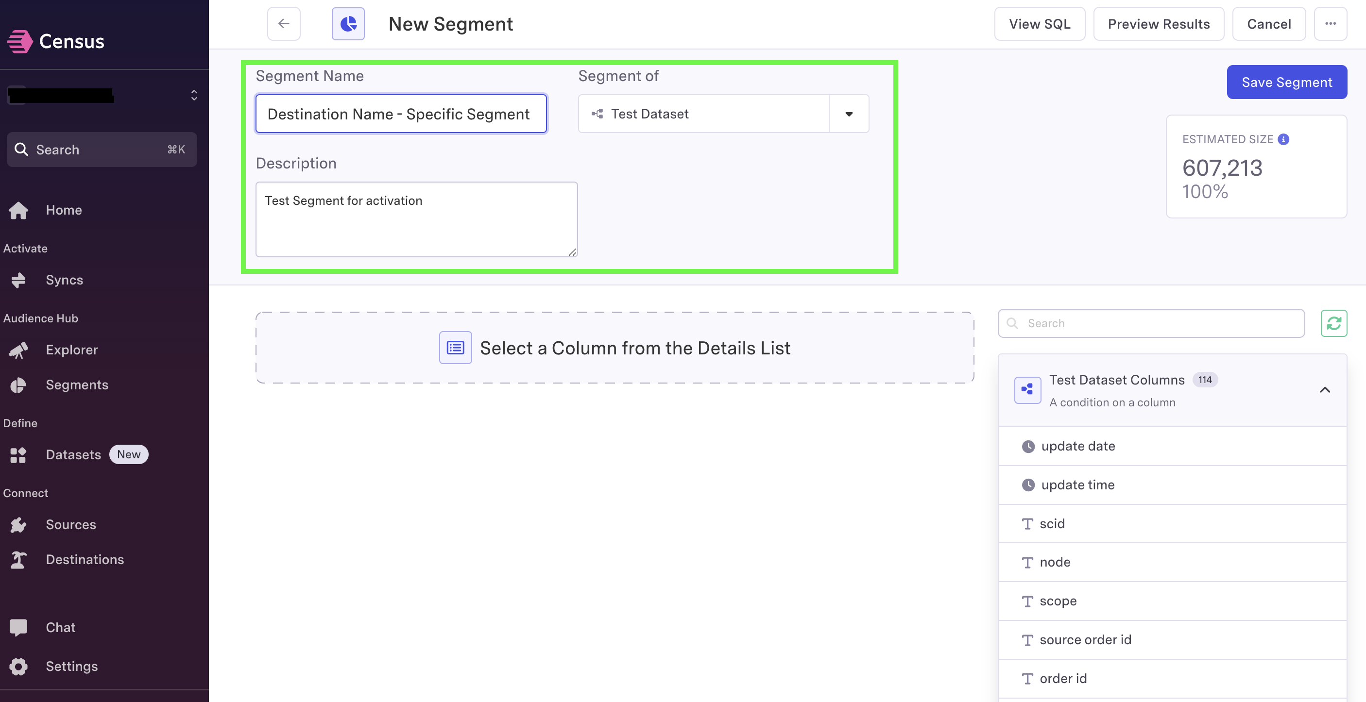 Create a Segment – Reactor Help Center